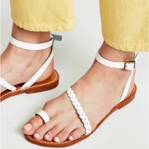 Soludos | Shoes | Soludos Madrid Strappy Leather Sandal In White | Poshmark